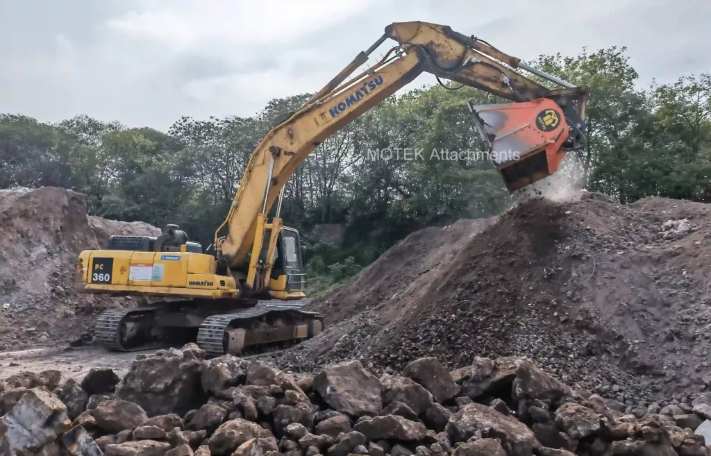 MOTEK Screening Bucket In Iron Ore Screening - MOTEK